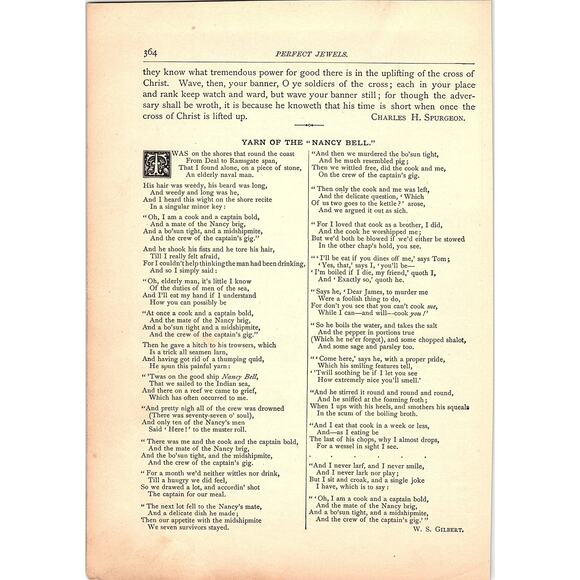 None and/or Unknown | Accents | Yarn Of The Nancy Bell Ws Gilbert 884 ...